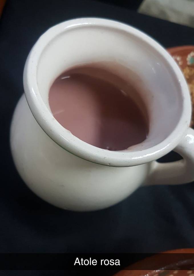 Atole de maíz rosa Receta de Jessica Marlen Reyes.- Cookpad