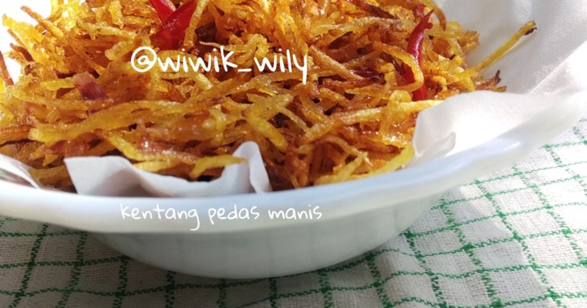 Resep Kentang Pedas Manis oleh Wiwik - Cookpad