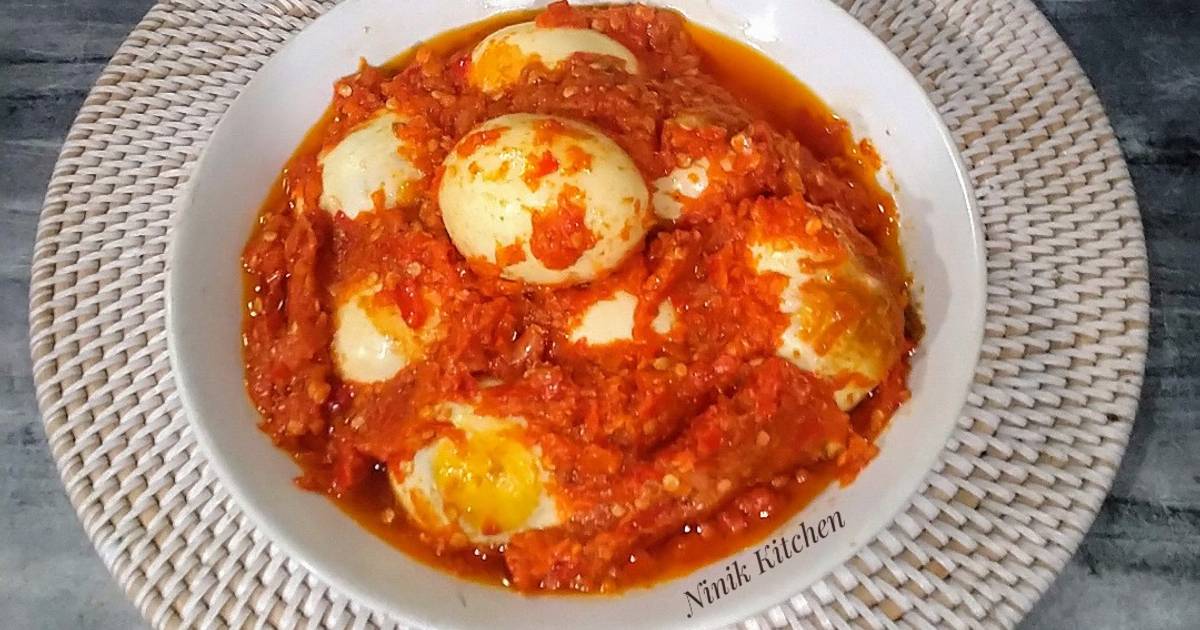 Resep Telur Balado oleh Ninik Kitchen - Cookpad