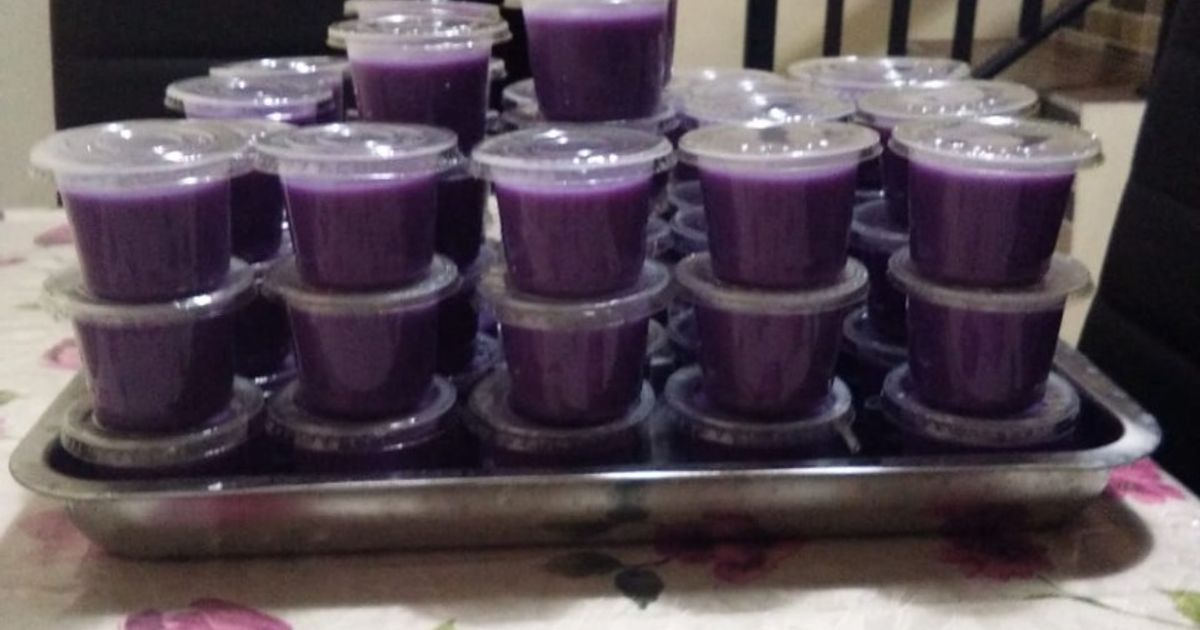 Resep Pudding Ubi Ungu Ala Rumahan oleh Raihanatul Jannah - Cookpad