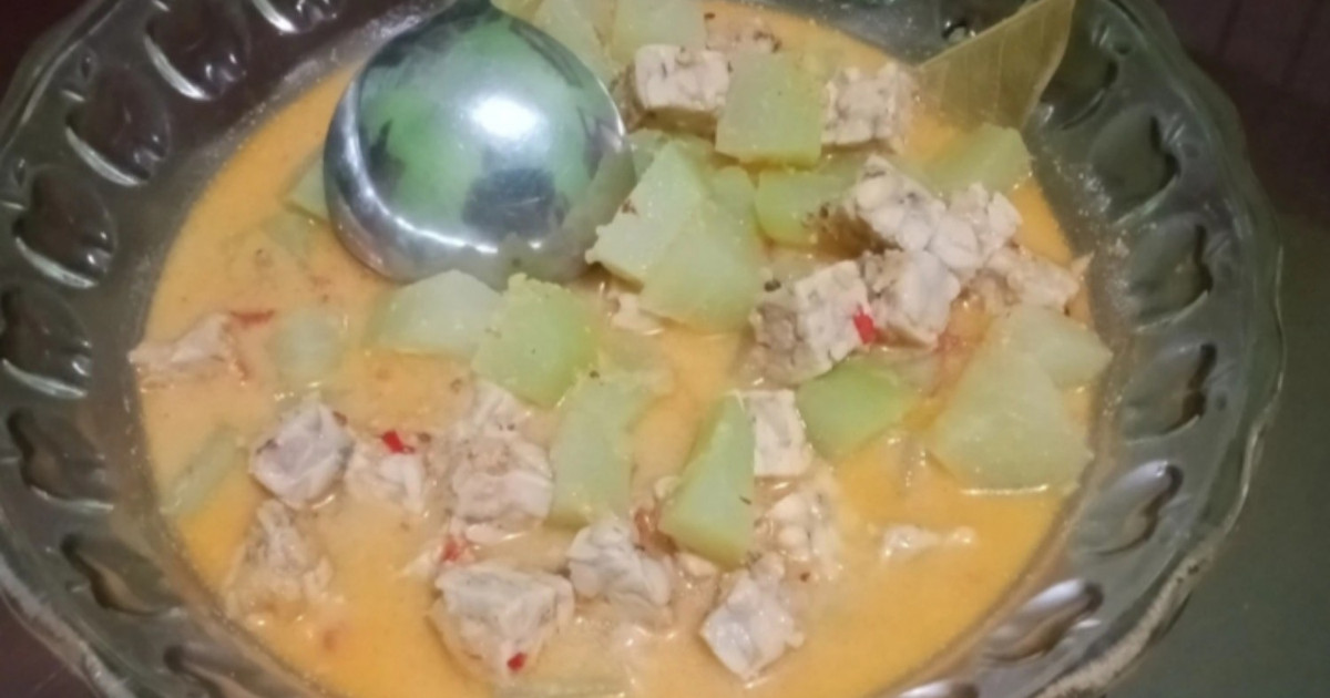 Resep 24. Lodeh Tempe Labu Siam oleh rahmadr.99 - Cookpad