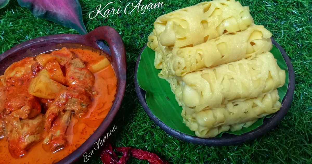 Resep masakan khas riau roti jala rumahan enak dan mudah - Cookpad