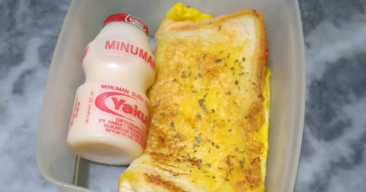 Resep Roti Bakar Isi Telur Dadar Oleh Khadijah Santiana Cookpad
