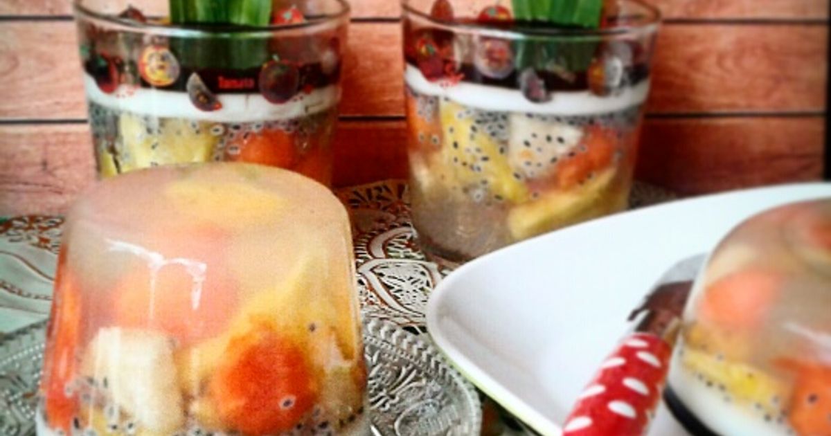 Resep 7. Puding Cocktail Buah #Pr Ramadhan Takjil #Bikin Ramadan ...