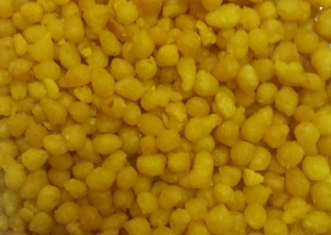 Sweet boondi Recipe by Shashi Mehta - Cookpad