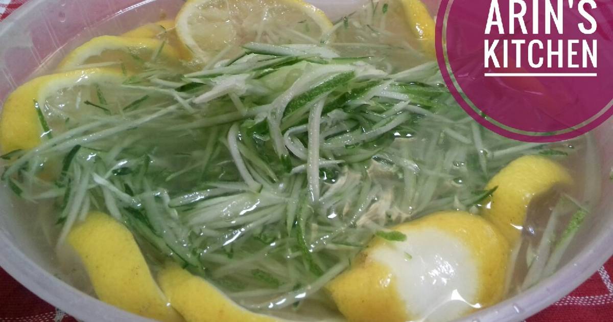 Resep Es timon (timun & lemon) oleh Rini Yantie - Cookpad