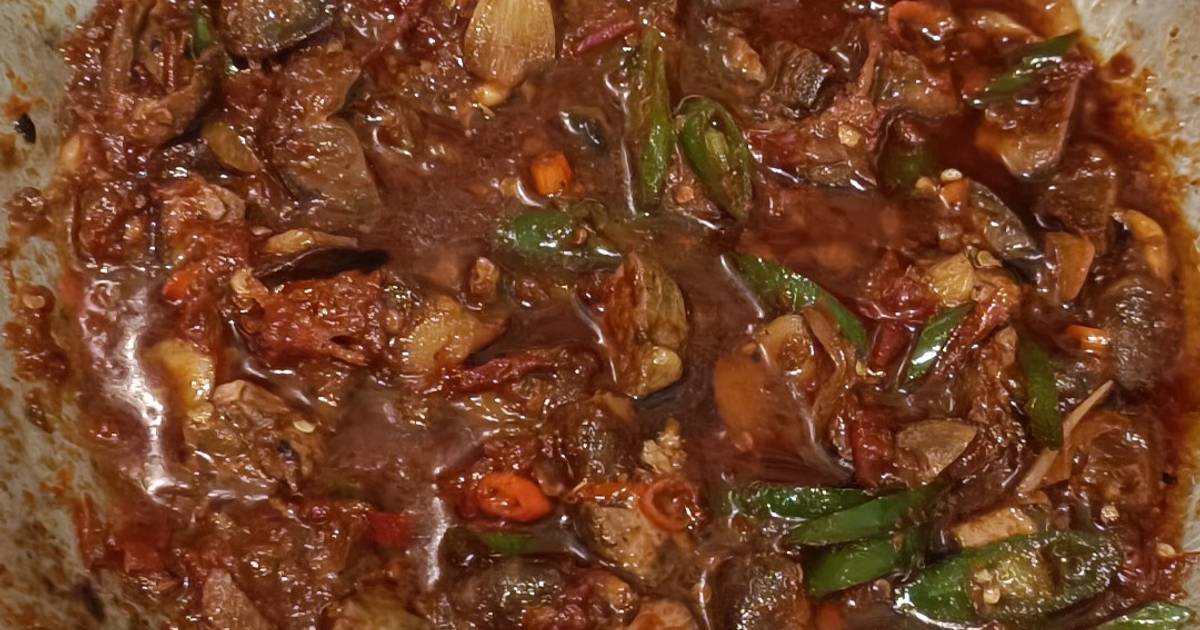 Resep Ati Ampela Sambal Bajak Oleh Lia Lee Cookpad