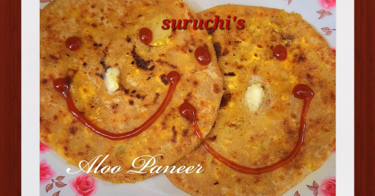 Aloo Paneer Parathas For Kids Recipe by Suruchi (Dr. Ruchi Sharma ...