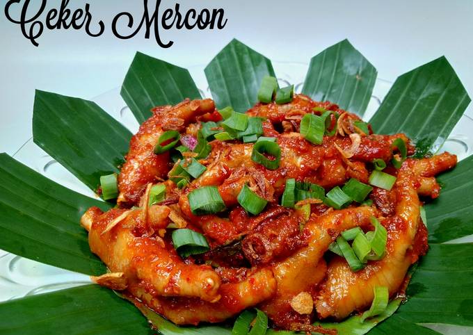 Resep Ceker Mercon oleh Afinda Septianti - Cookpad