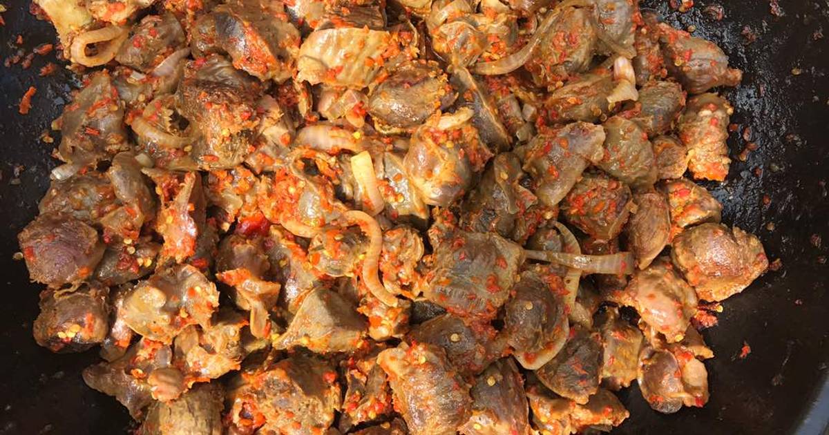 Peppered Gizzard Recipe by Helen U - Cookpad