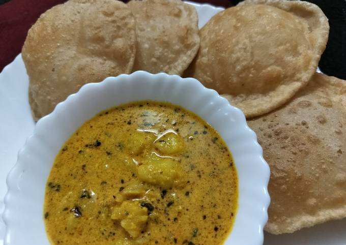 Dahi aloo or poori Recipe by Chef Tripti Saxena - Cookpad