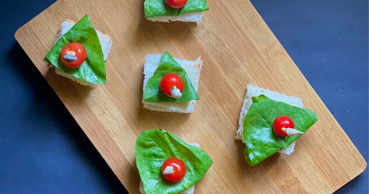 Fireless Mini Bite Sandwiches Recipe by Madhumita Bishnu - Cookpad