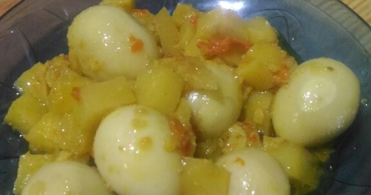 Resep Balado Kentang Telur Puyuh oleh Mamamilan - Cookpad