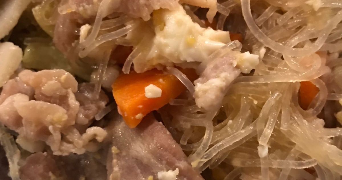 สูตร ผัดวุ้นเส้น ด้วยไมโครเวฟ โดย bababi - Cookpad
