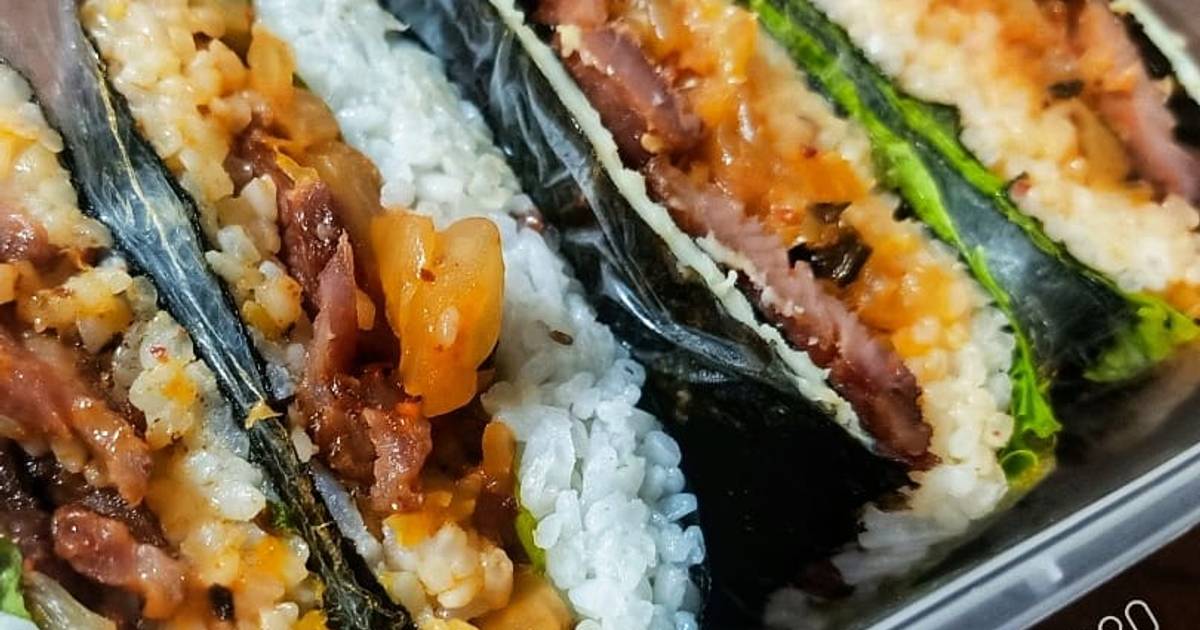 3 resep japanese rice sandwich enak dan mudah - Cookpad