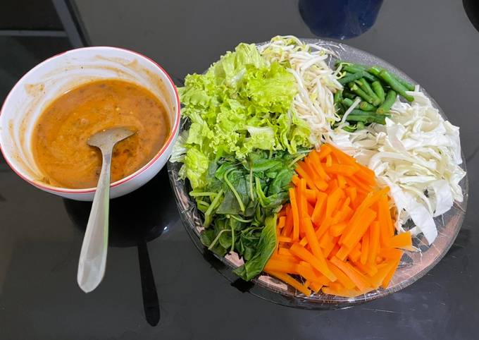 Resep Pecel Sayur oleh Alifia Faizun - Cookpad