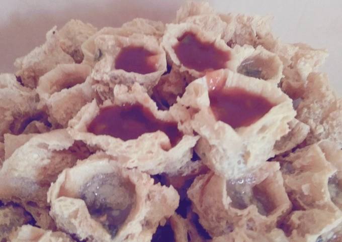 Resep Tahu Walik Saus Geprek oleh Nopita pita - Cookpad