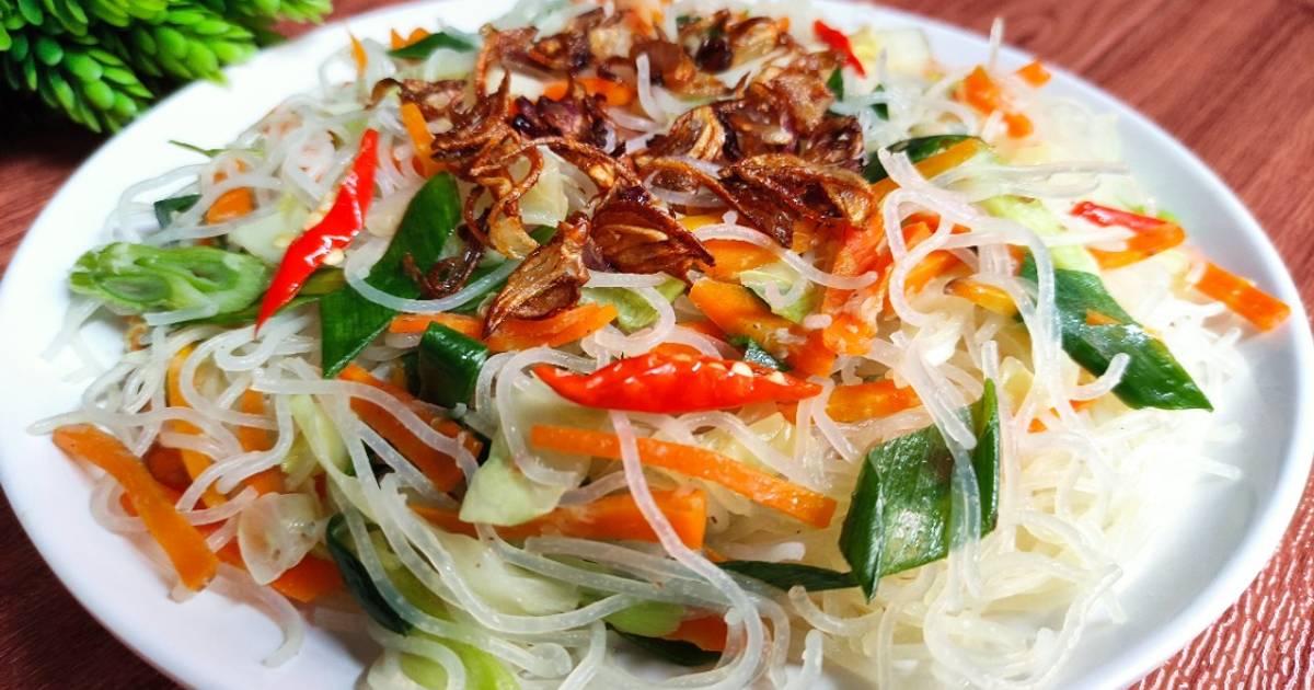 Resep Bihun goreng putih tanpa kecap oleh Mama Azka Kitchen - Cookpad