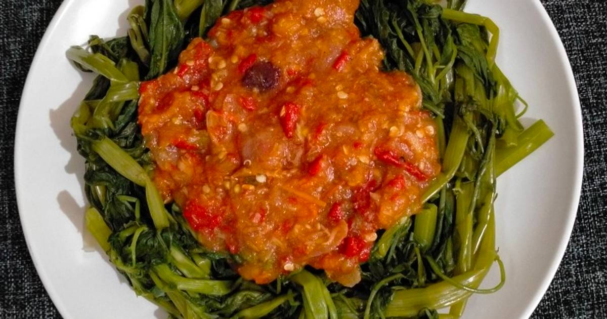 Resep 205. Plecing Kangkung oleh Ilma Mahdiya - Cookpad