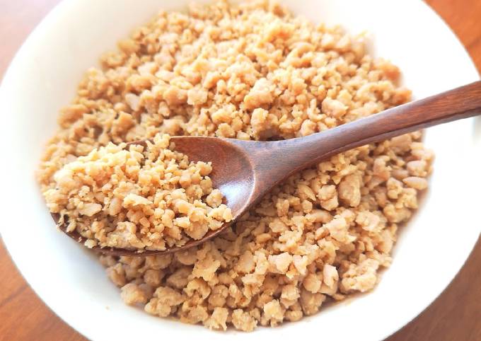 Ricetta Tori Soboro - Briciole fini di pollo macinato giapponese di ...