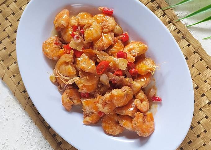 Resep Tumis Udang Super Simpel oleh Saomi Mayhai - Cookpad