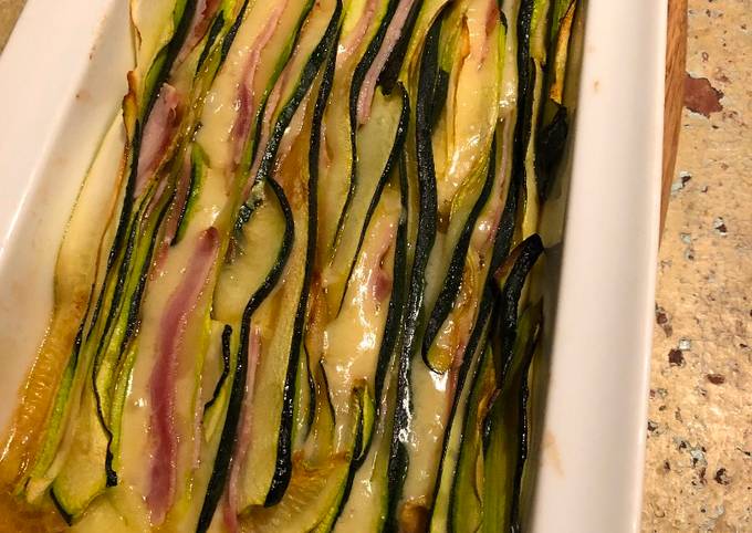 Gratin De Courgettes Au Jambon Et Comté De Paulineb Cookpad