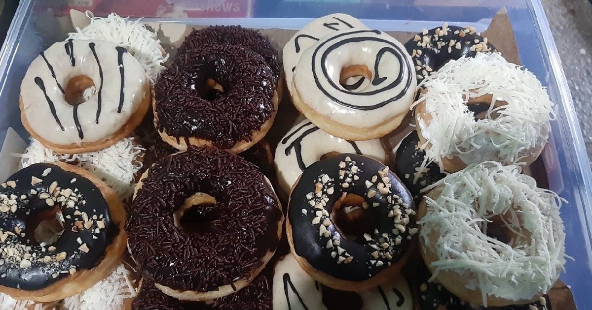 Resep Donat tanpa kentang dan telur oleh Dede Okta - Cookpad