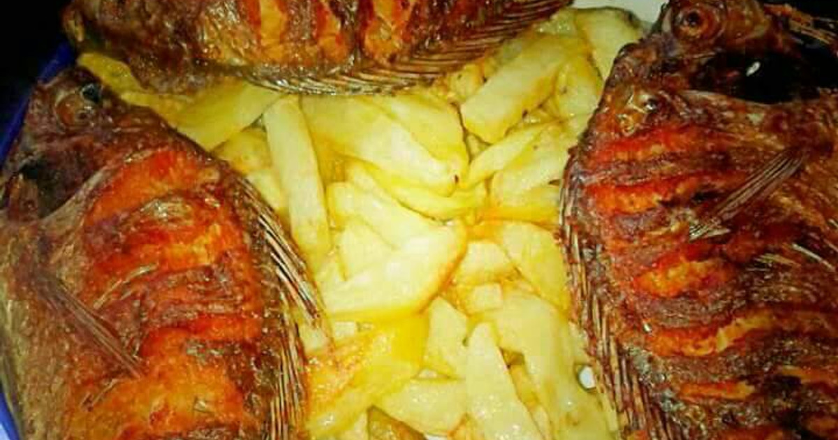 French Fries And Fish Recipe by jamby - Cookpad