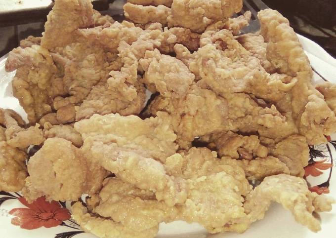 Resep Kulit Ayam Crispy oleh Aulia Rifawani P - Cookpad