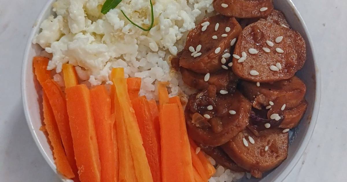 Resep rice bowl praktis & lezat: Menu ekonomis untuk bekal dan makan di ...