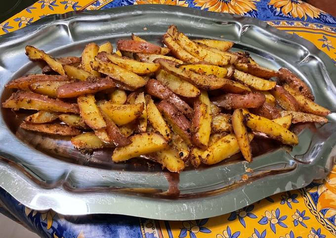 Pommes de terre rouges à la tomate et épices façon potatoes de Mila ...
