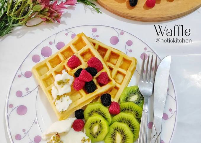 Resep Waffle (Resep Dasar) oleh Heti - Cookpad