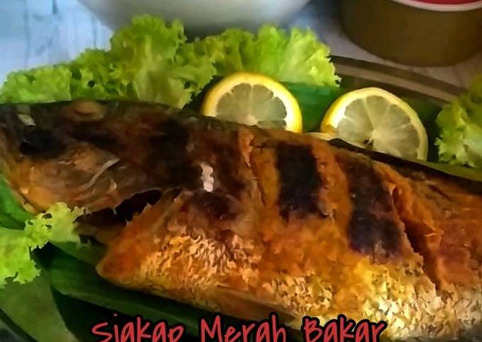 Resipi Ikan Siakap Merah Bakar Pes Homemade oleh Ani Delighted - Cookpad
