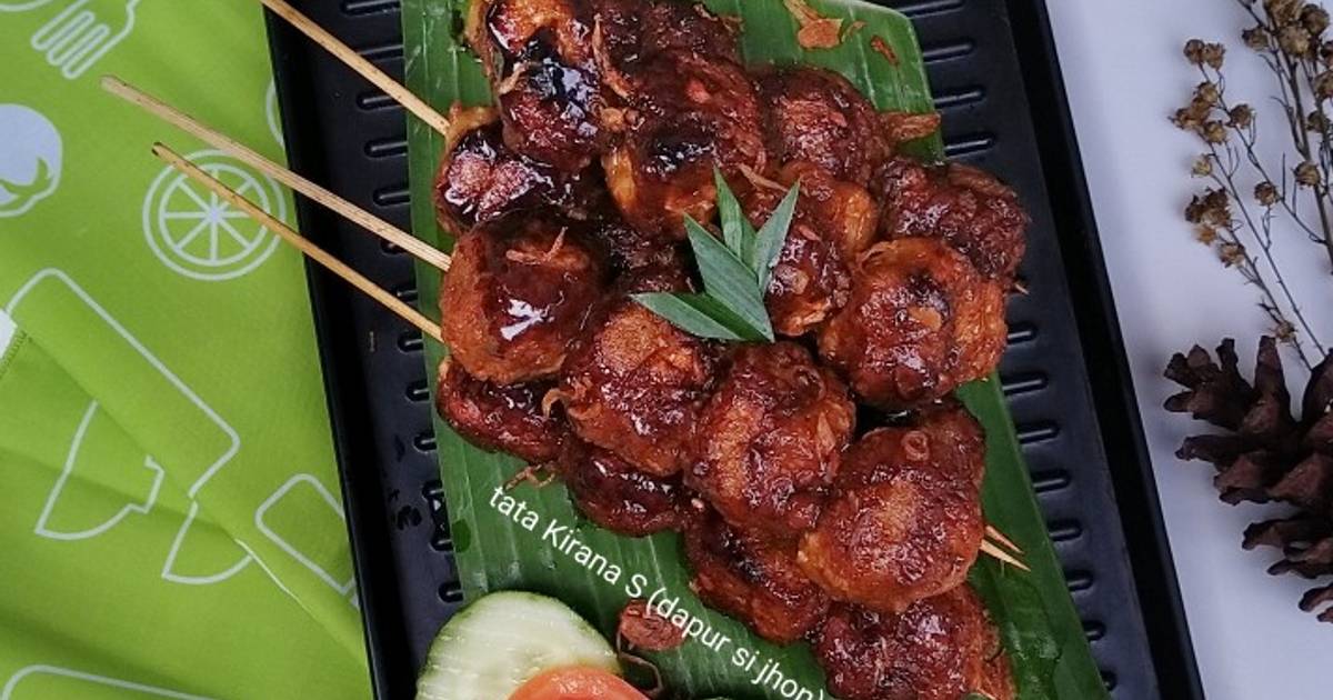 Resep Sate Bakso Tahu oleh Tatta Manyund - Cookpad