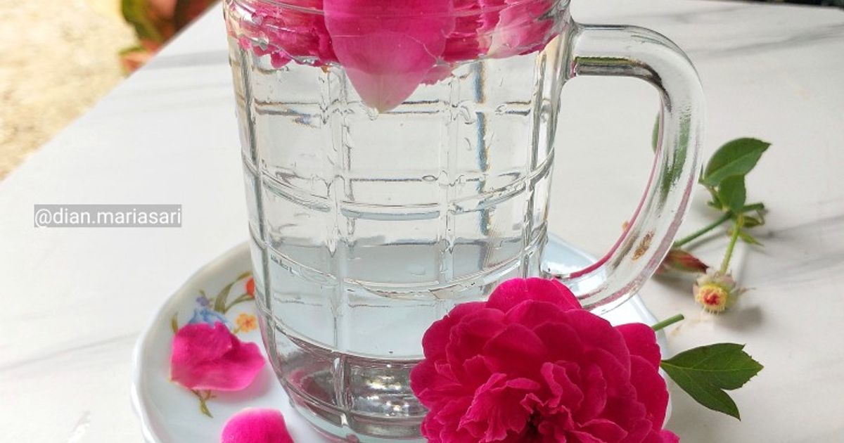 Resep Infused Water Javanese Rose (Air Rendaman Bunga Mawar) oleh Dian ...
