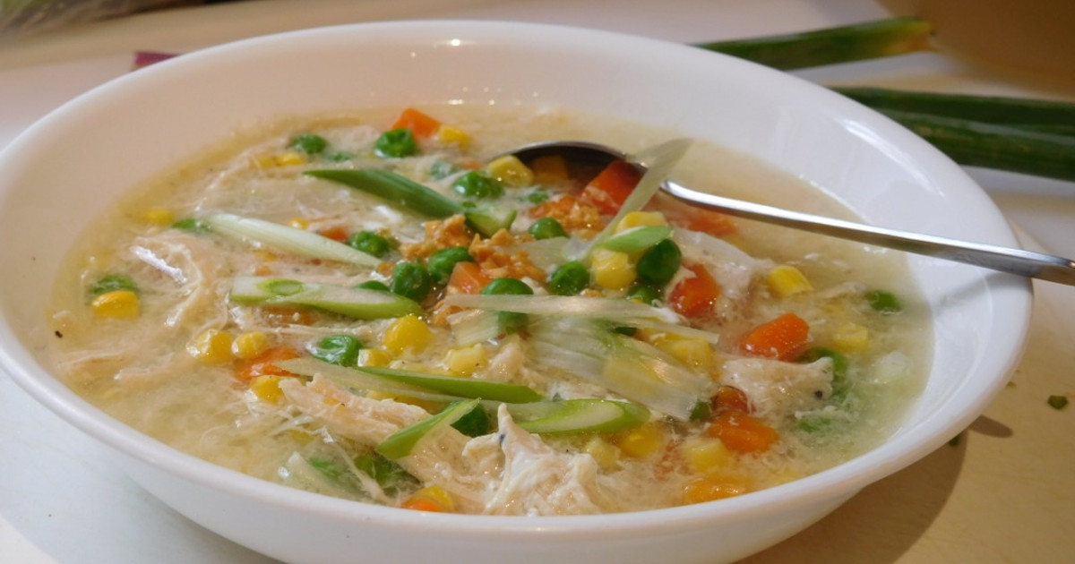 Resep Egg Drop Soup Aka Soup Jagung oleh Imeii - Cookpad