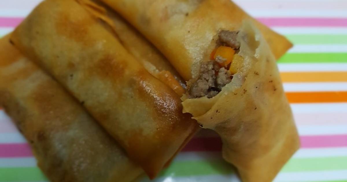 Resep Lumpia isi daging dan wortel oleh Rizky Putry - Cookpad