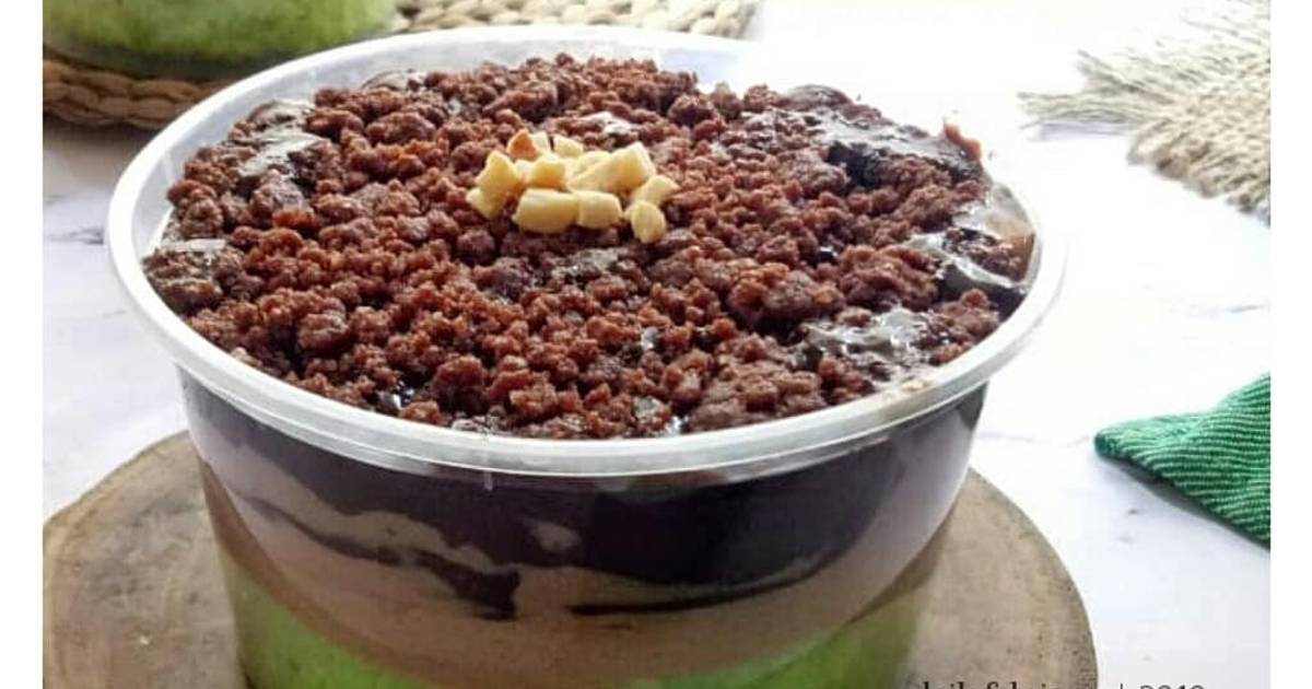 Resep Milo ice cake box oleh lailafebriana - Cookpad
