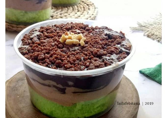 Resep Milo ice cake box oleh lailafebriana - Cookpad