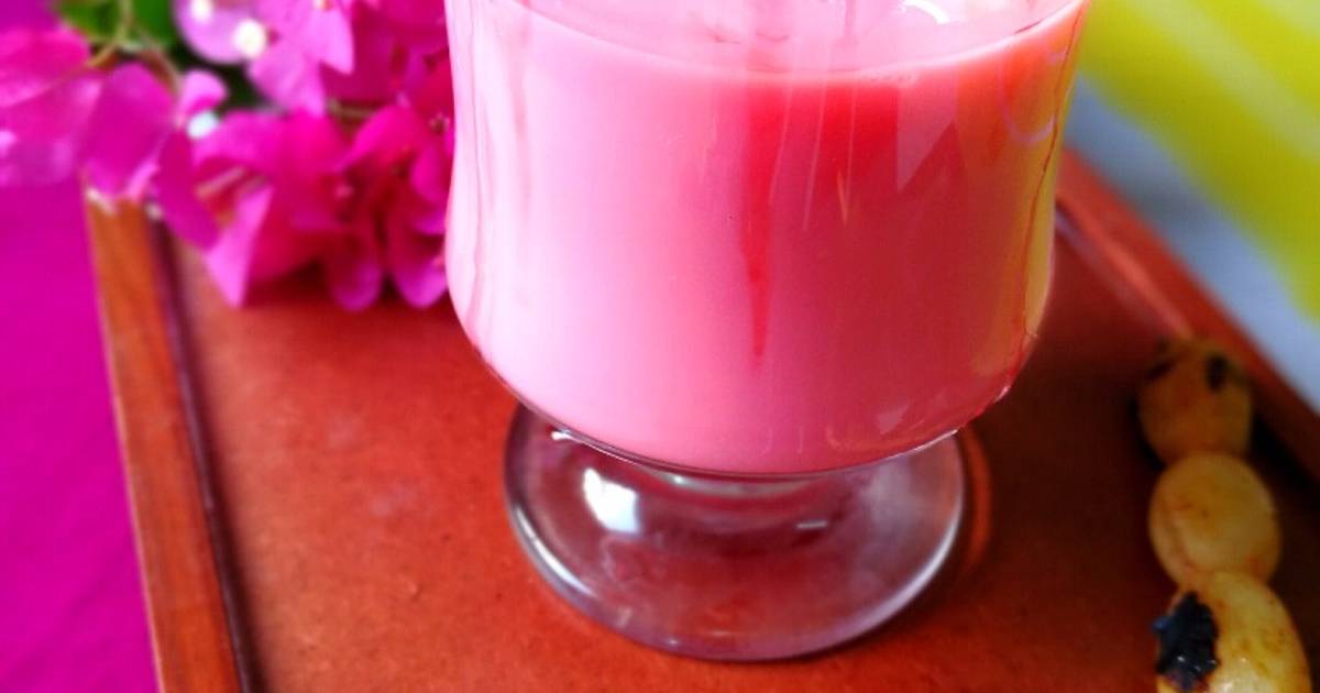 Rose lassi Recipe by Shikha Gupta - Cookpad