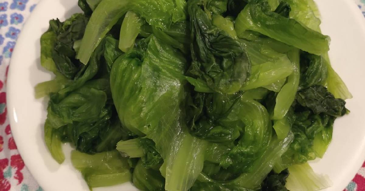 Boiled Chinese Lettuce Recipe by Emie - Cookpad