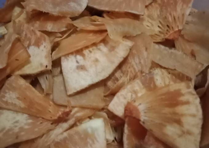 Resep Keripik sukun sederhana oleh Linalistiawati - Cookpad