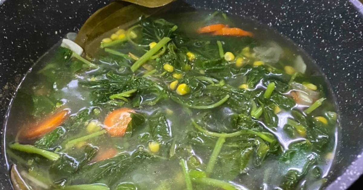 Resep Sayur bayam bening oleh Angeline Hosen - Cookpad