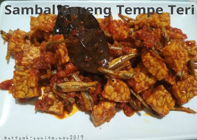 Resep Sambal Goreng Tempe Teri oleh bursyah_yunita - Cookpad