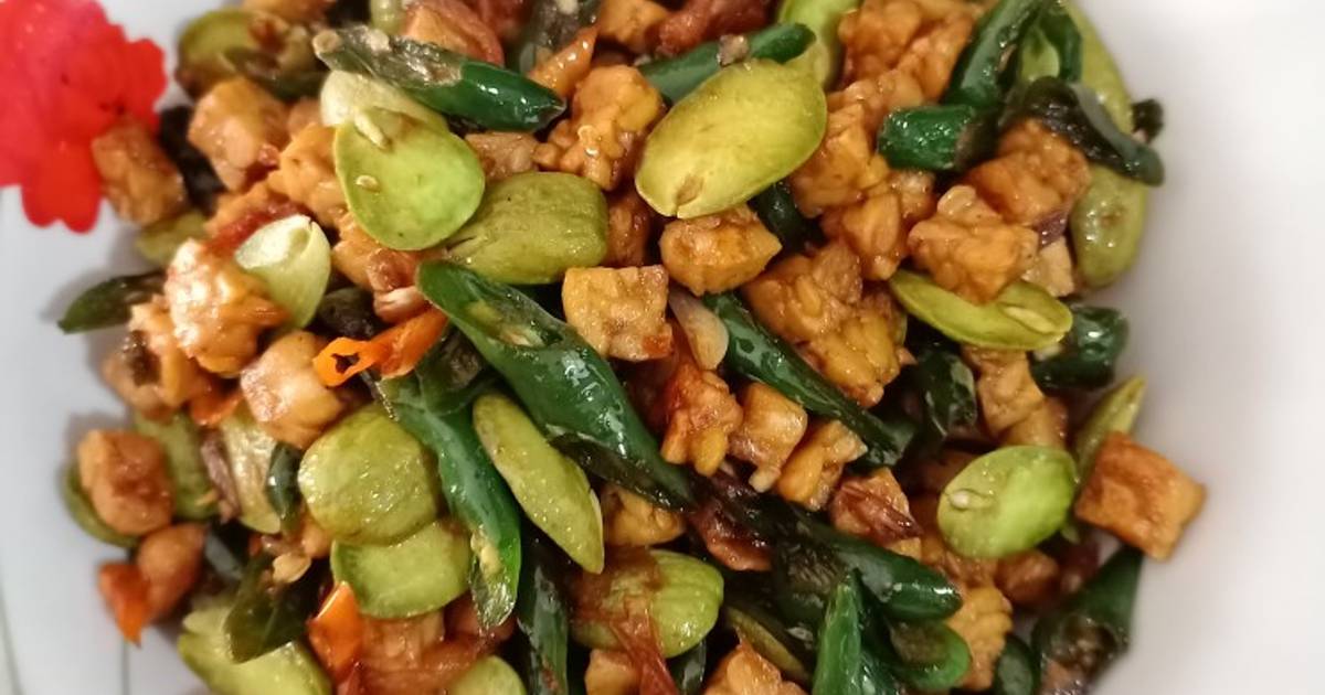 257 resep tempe lombok ijo pete enak dan mudah - Cookpad