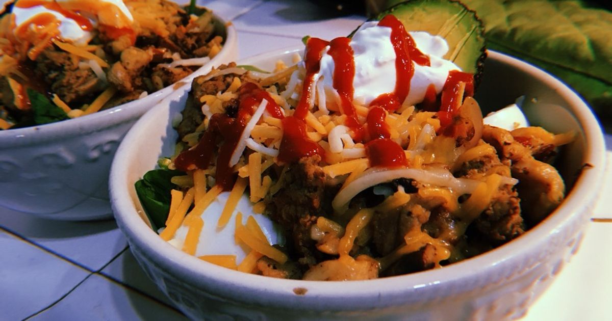 Keto Taco Salad Recipe by Aubrey Rust