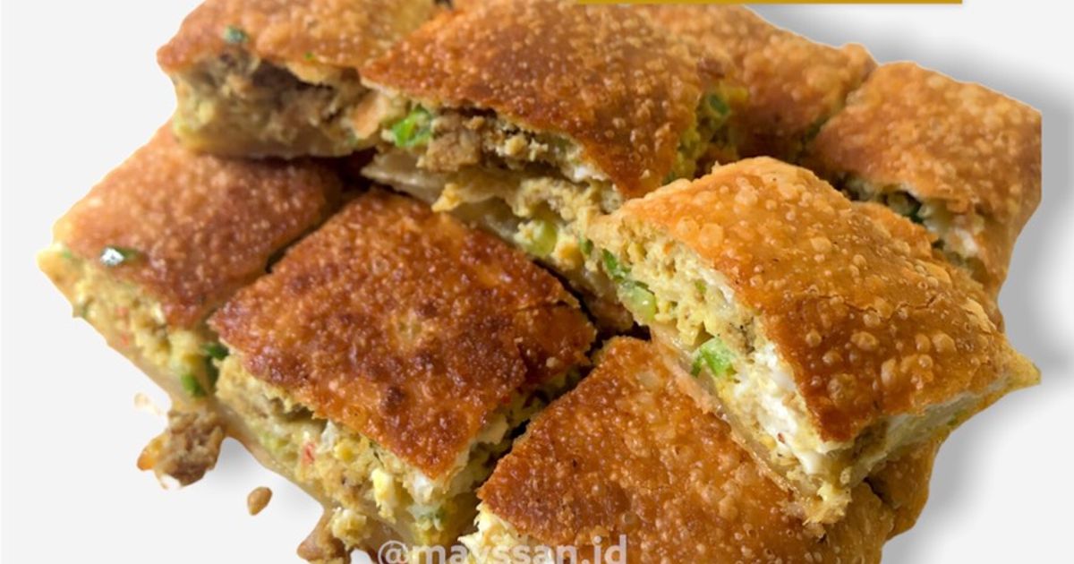 Resep martabak telur daging homemade rumahan enak dan mudah - Cookpad