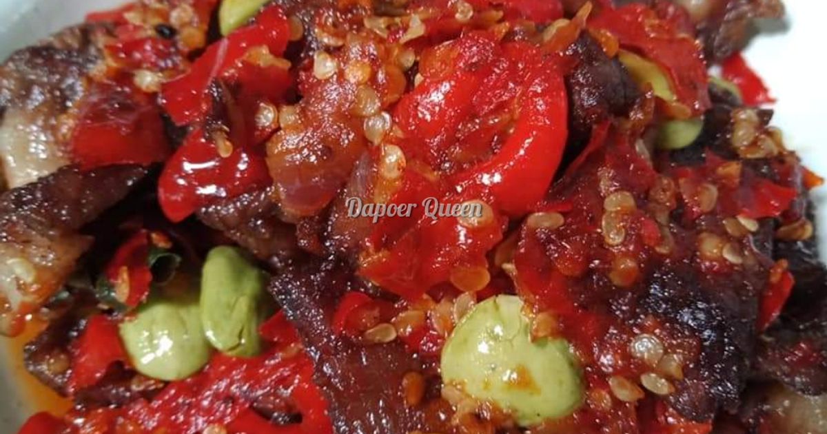 Resep Sambal Daging Petai oleh Dapoer Queen - Cookpad