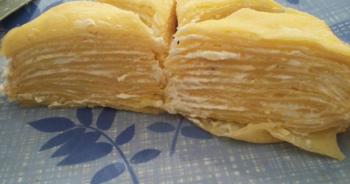 21 resep mile crepes vanila enak dan mudah - Cookpad