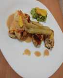 pechuga rellena en salsa de mango - recetas caseras- Cookpad